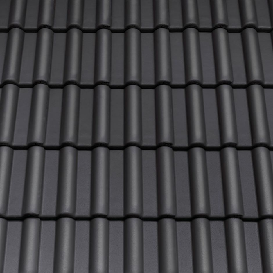 CREATON Dachstein Heidelberg dunkelgrau Betondachstein