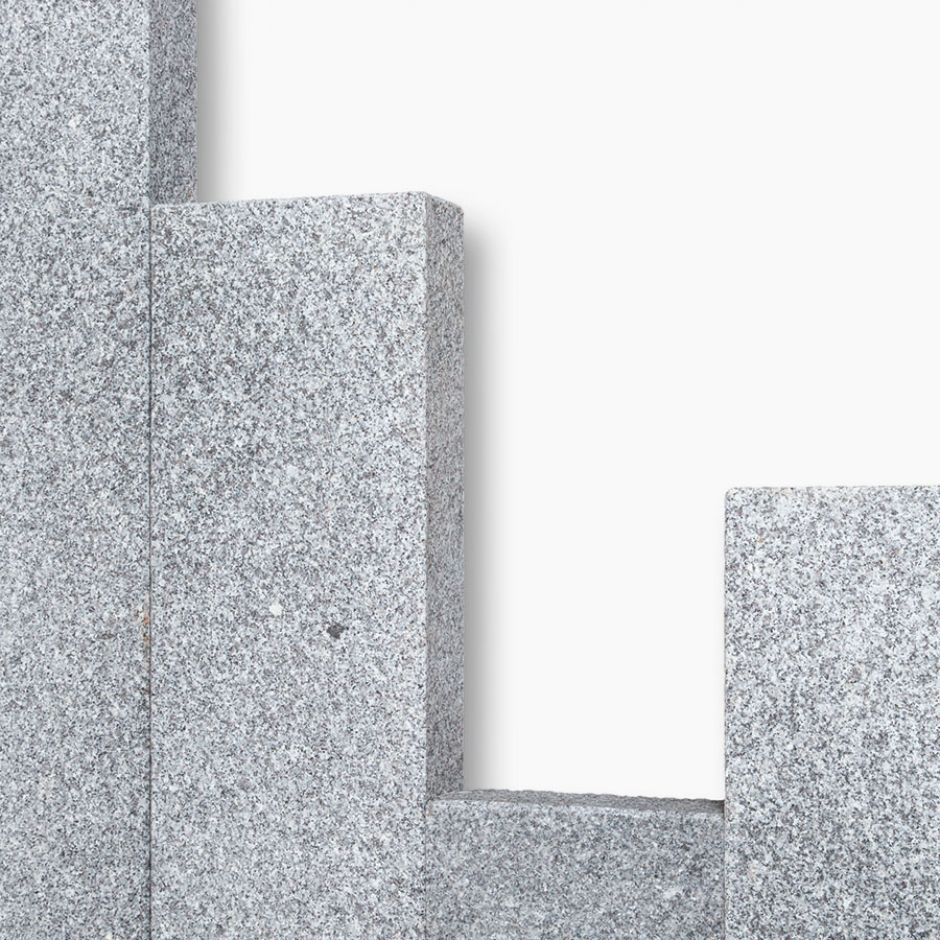 Seltra Natursteine Palisaden BRAVO EXACTA Granit edelgrau Herkunft China