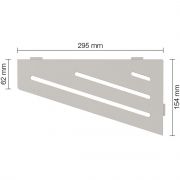 Schlüter-SHELF-E-S3 EB WAVE Edelstahl V2A gebürstet