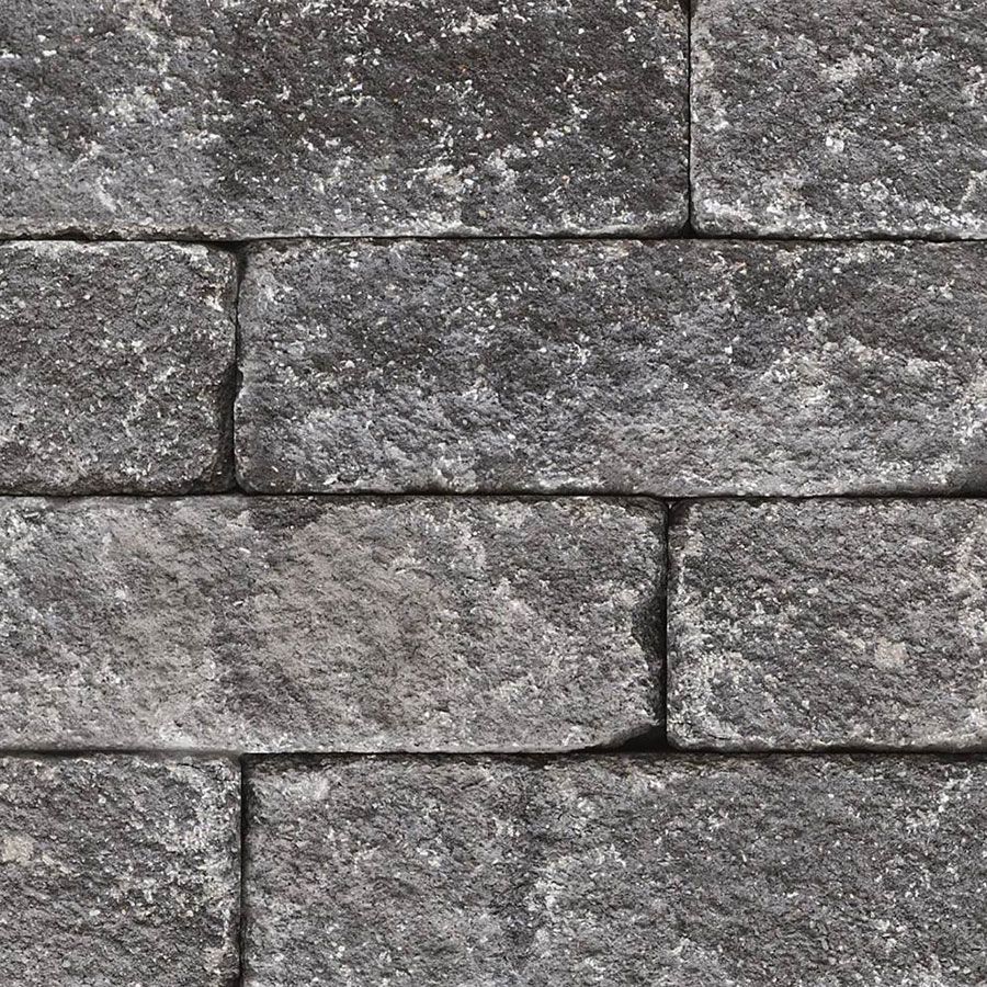 EHL Gartenmauer Mauersystem BossAntik light basalt-anthrazit Mauersteine