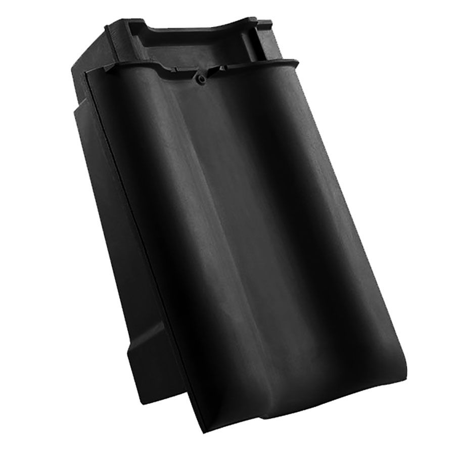 CREATON Ortgangziegel PREMION schwarz matt NUANCE engobiert Dachziegel