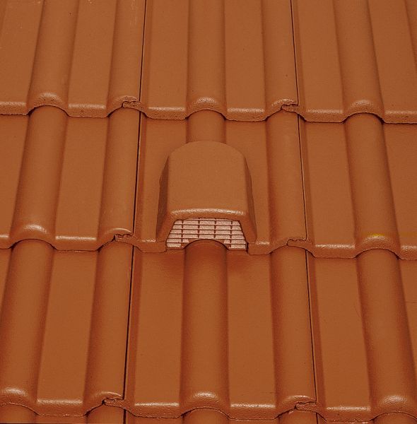 BRAAS Tegalit Lüfterstein Protegon Matt tiefschwarz Betondachstein