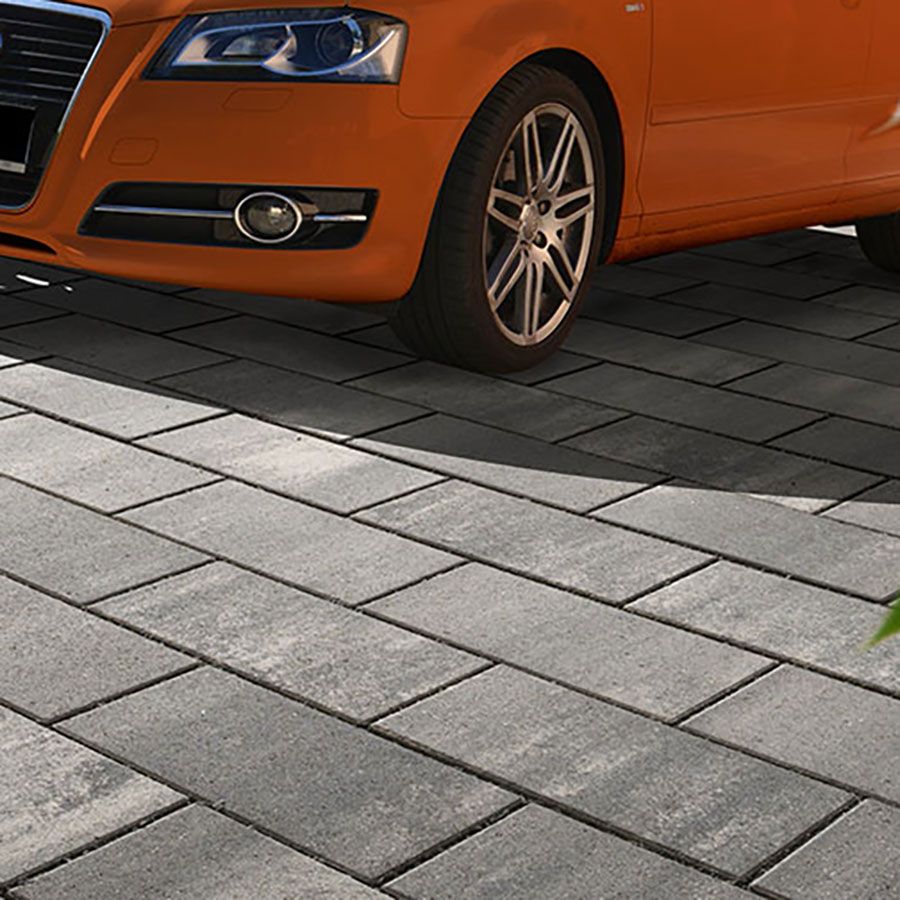 KANN Öko-Pflastersteine MultiTec Aqua tec10 Nero Bianco