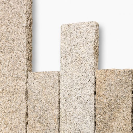 Seltra Natursteine Palisaden SOL RUSTIQUE+ Granit gelb-grau