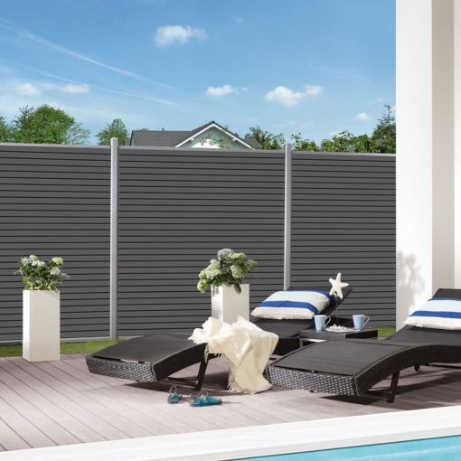 TraumGarten Rhombus-Sichtschutzzaun Rundum-Sorglos-Paket Rhombus ...