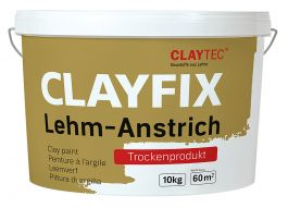 ClayTec Lehm-Anstrich Rot CLAYFIX ohne Korn | BENZ24