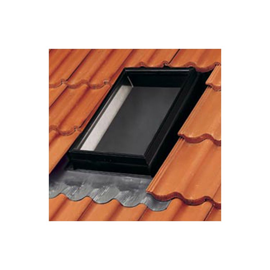 VELUX Dachausstieg GVK für Kalträume ungedämmt Schwarz Dachfenster