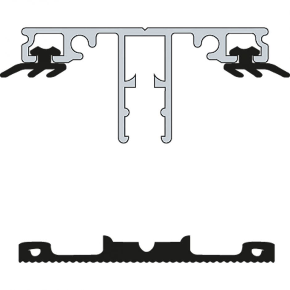 ALWO Oberprofilsystem Oberprofil 8213/2 pressblank | BENZ24