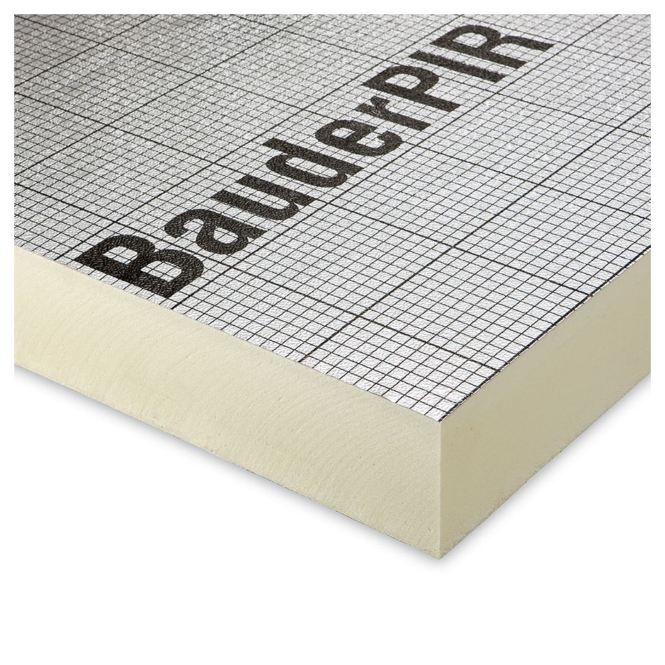 Bauder Flachdachdämmung BauderPIR FA TE Polyiso-Hartschaum Dachdämmung