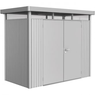 Biohort Gerätehaus HighLine silber-metallic | BENZ24