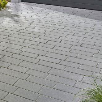 KANN Pflastersteine Adina anthrazit kugelgestrahlt Läuferverband